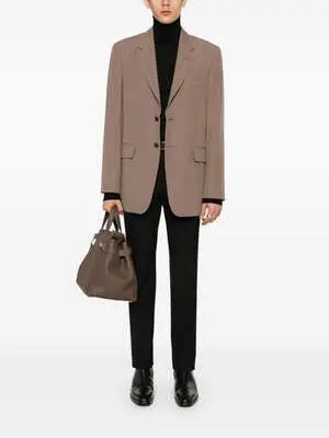 JIL SANDER Virgin Wool Fine-knit Jumper - Black