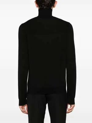 JIL SANDER Virgin Wool Fine-knit Jumper - Black
