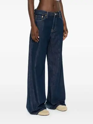 RE/DONE Fortuna Mid-rise Palazzo Jeans