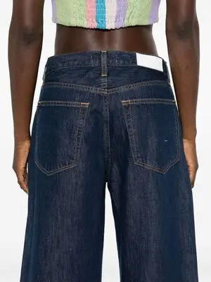 RE/DONE Fortuna Mid-rise Palazzo Jeans