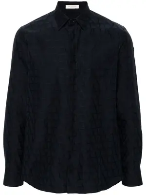 Valentino Garavani Toile Iconographe Jacquard Shirt - Blue