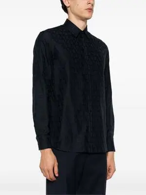 Valentino Garavani Toile Iconographe Jacquard Shirt - Blue
