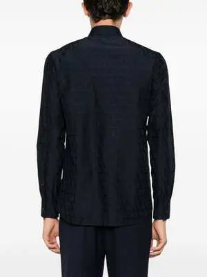 Valentino Garavani Toile Iconographe Jacquard Shirt - Blue