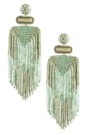 Deepa Gurnani Enamel Earrings