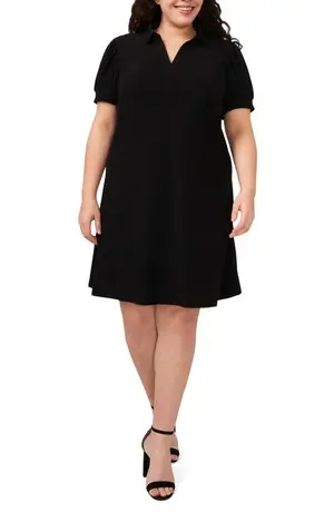 CECE DUPRAZ Knit Polo A-line Dress