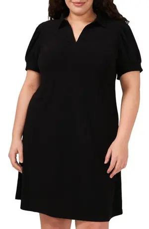 CECE DUPRAZ Knit Polo A-line Dress