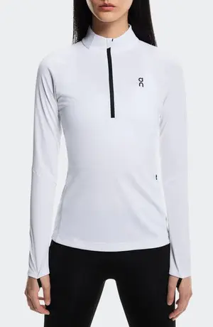 On Half Zip Performance Tops For Women
