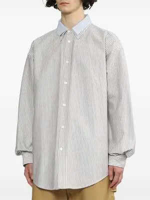 HED MAYNER Striped Cotton Shirt