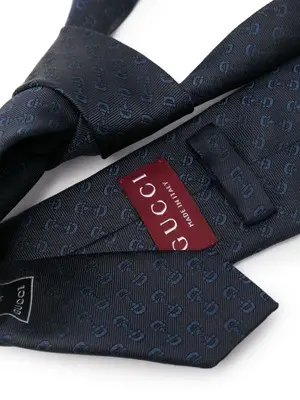 Gucci Horsebit-detail Silk Neck Tie