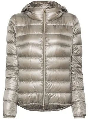 Herno Padded Hooded Jacket - Grey