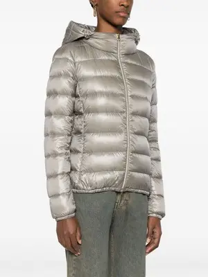 Herno Padded Hooded Jacket - Grey