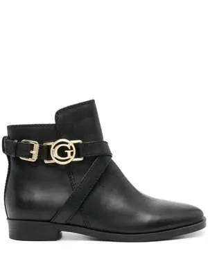 Guess Gold Tone Boots For Women