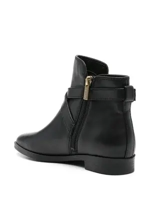 Guess Floriza Logo-plaque Leather Boots