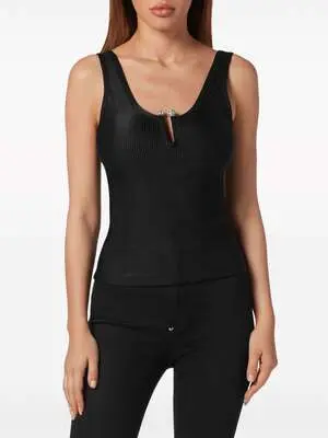 Philipp Plein Pierced Sleeveless Top