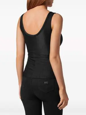 Philipp Plein Pierced Sleeveless Top