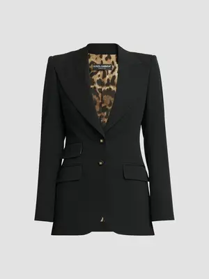 Dolce & Gabbana Single-breasted Wool-blend Jacket