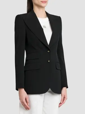 Dolce & Gabbana Single-breasted Wool-blend Jacket