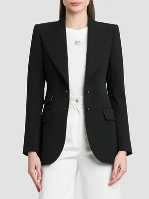Dolce & Gabbana Single-breasted Wool-blend Jacket