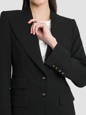 Dolce & Gabbana Single-breasted Wool-blend Jacket
