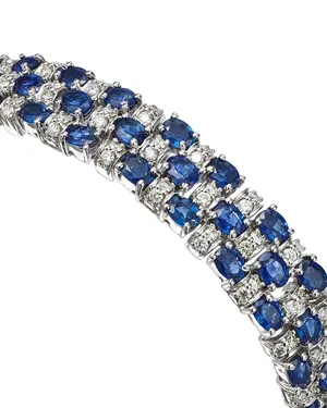 Bloomingdale'S Sapphire And Diamond Bracelet