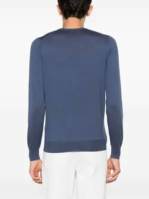 Tagliatore Crew-neck Jumper - Blue