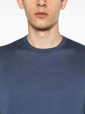 Tagliatore Crew-neck Jumper - Blue