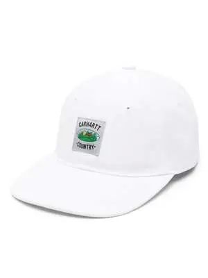Carhartt Work In Progress Field Logo-patch Cap - White
