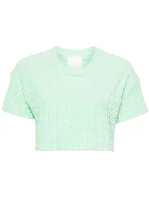 Givenchy 4g-motif Cropped T-shirt