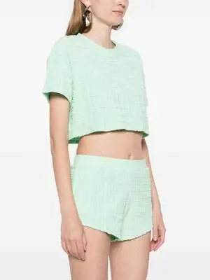 Givenchy 4g-motif Cropped T-shirt