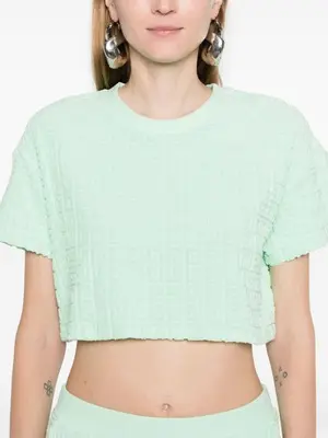Givenchy 4g-motif Cropped T-shirt