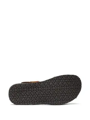 SCAROSSO Massimo Suede Sandals - Brown