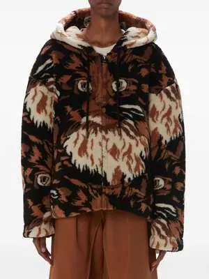 JW Anderson Faux-fur Hooded Jacket