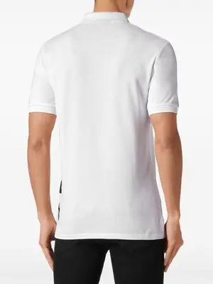 Philipp Plein Skull & Bones Cotton Polo Shirt