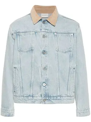 Drole De Monsieur Délavée Denim Jacket - Blue