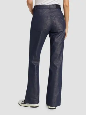 Giorgio Armani Metallic Denim Pants