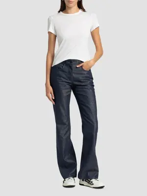 Giorgio Armani Metallic Denim Pants