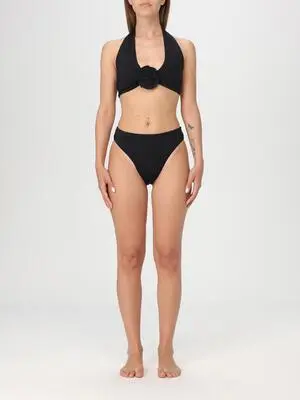MAYGEL CORONEL Halterneck Bikini Top And High Waisted Bikini Bottom - Black