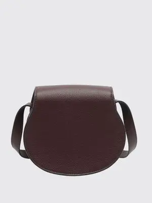 Chloé Marcie Mini Grained Calfskin Crossbody Bag - Coffee