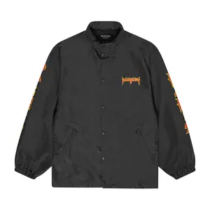 Balenciaga Short Windbreaker With Graphic Detail
