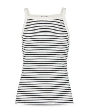 Whistles Striped Sleeveless Top