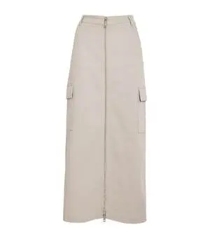 Max & Co. Cotton-blend Cargo Skirt