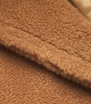 Max Mara Alpaca-blend Short Teddy Coat - Beige