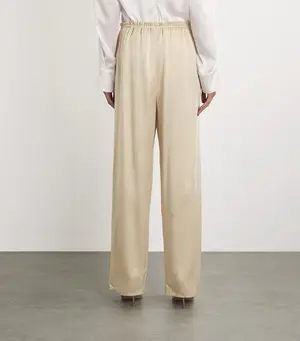 Lapointe Satin Drawstring Trousers