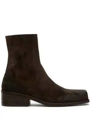 Marsèll 55mm Cassello Suede Ankle Boots - Brown