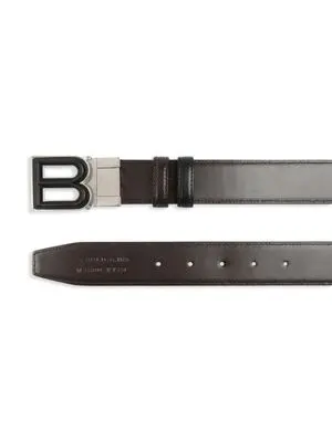 Bally Logo-buckle Leather Belt