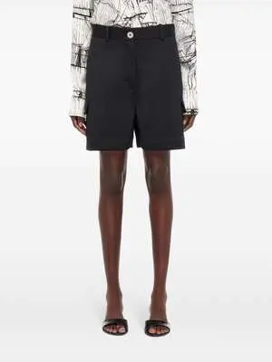 FERRAGAMO Virgin Wool Utility Shorts