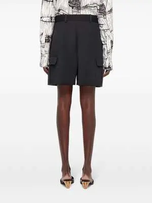 FERRAGAMO Virgin Wool Utility Shorts