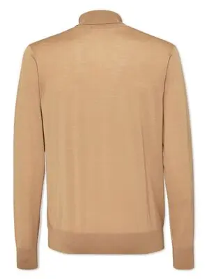 Dsquared2 Embroidered-logo Ribbed Jumper - Neutrals