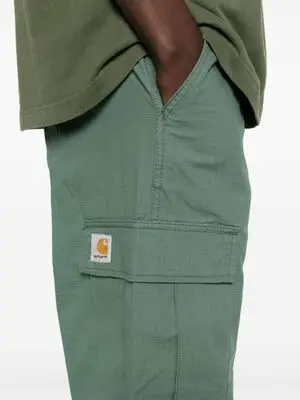 Carhartt Work In Progress Cotton Ripstop Cargo Trousers - Green
