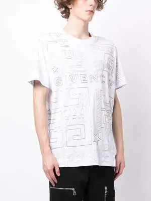 Givenchy Embroidered-design Cotton T-shirt